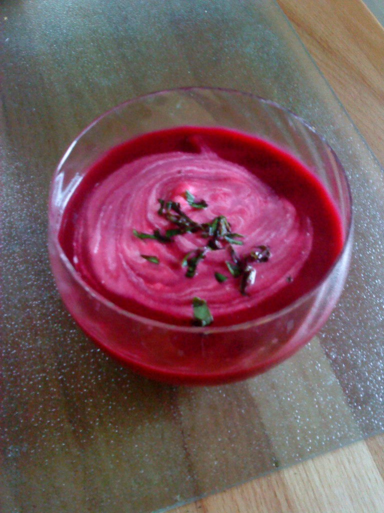 Seasonal Recipe No 55: Chilled beetroot soup